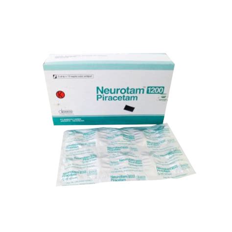 Neurotam 1200 Mg 10 Kaplet Kegunaan Efek Samping Dosis Dan Aturan