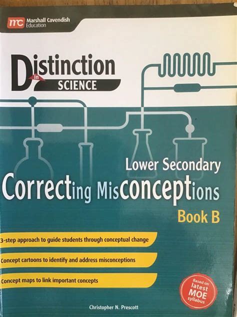 Lower Secondary Correcting Misconception Science Moe Book Hobbies