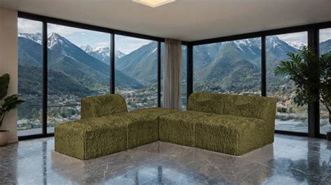 Furniture Of America Nappi Olive Green Compressed Foam 5 Piece