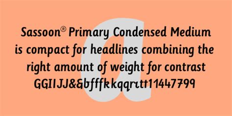 Sassoon Infant Sassoon® Fonts