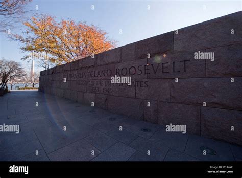 Franklin Delano Roosevelt Memorial West Potomac Park Washington Dc