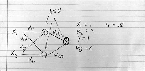 SOLVED Calculate The New Weights For The Neural Network After One Forward Pass And