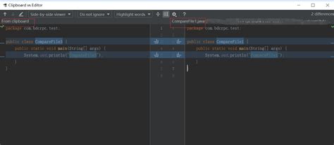 【开发工具】intellij Idea 强大文件对比功能idea对比工具 Csdn博客