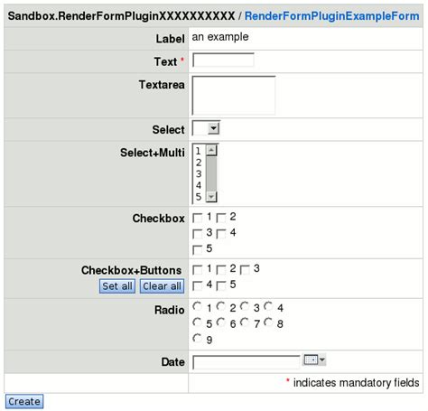 RenderFormPlugin Extensions Foswiki