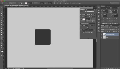 Adobe Photoshop Determine Radius Of A Rounded Rectangle Graphic Design Stack Exchange