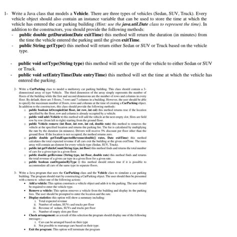 Solved Do The Required In 3 Steps Implement All Methods