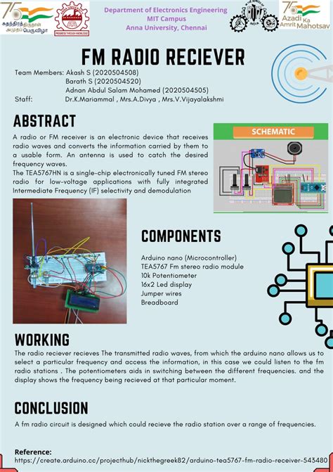 Akash S On Linkedin Made A Fm Radio Reciever Using Arduino Nano For My