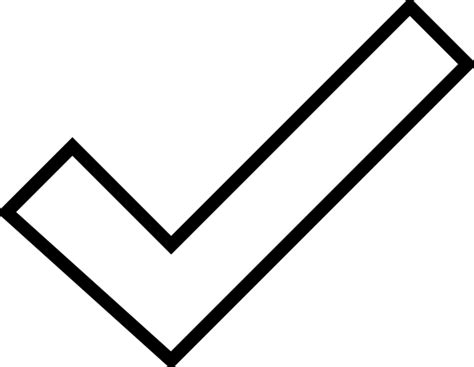 Blank Checkmark Clip Art Vector Clip Art Online Clipart Best