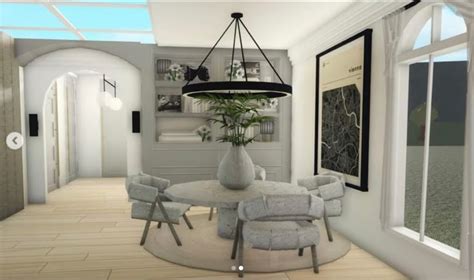 Bloxburg Modern Dining Room In 2023 House Design Photos Design Your