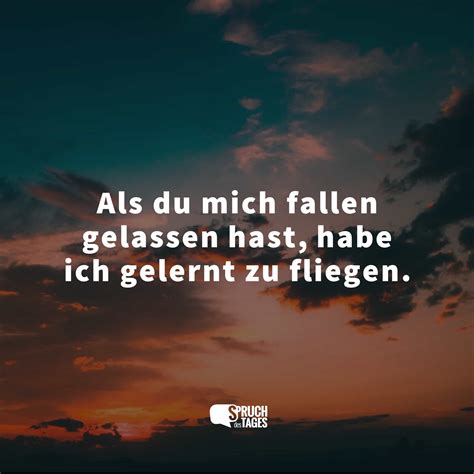Wenn Du Lernen Willst Zu Fliegen Musst Du Das Loslassen Was Dich