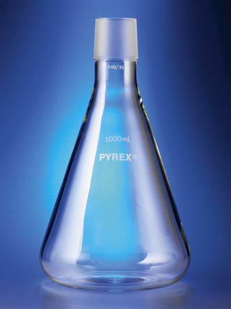 33985 1l Pyrex® 1000 Ml Erlenmeyer Flask With 40 35 Standard Taper