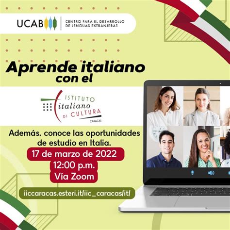 Aprende Italiano Con El Instituto Italiano De Cultura De Caracas