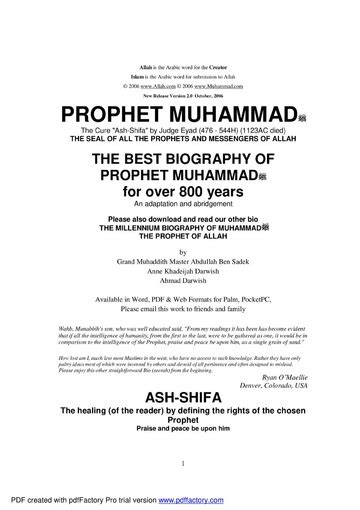 Pdf Ash Shifa Muhammad ﷺ Messenger Of Allah Qadi Iyad Free