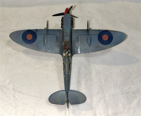 Flt Ltn John Plagis 185 Sq Spitfire Mk Vc Hal Far Malta June 1942 Ready For Inspection