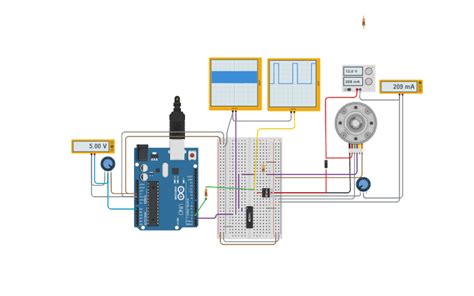 Circuit Design Pid Speed Dc Motor Control Tinkercad