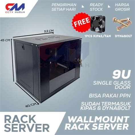 Jual Wallmount Rack Server 9u Rak Server Single Door 9u Di Seller Velvet Store Cengkareng