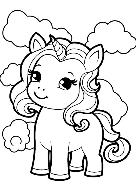 Unicornio Para Colorir 0387 Vem Colorir