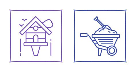 Diging And Birdhouse Icon 33021892 Vector Art At Vecteezy