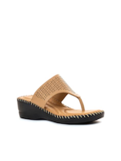 Buy Khadims Women T Strap Open Toe Laser Cuts Flats Heels For Women