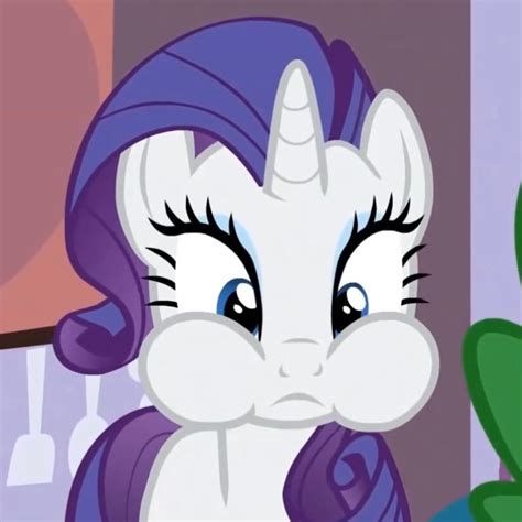 Rarity Puffy Cheeks By Alrucker On Deviantart