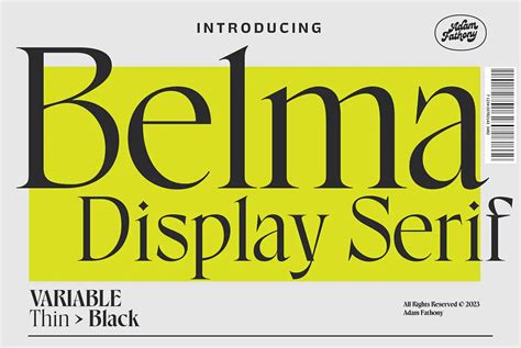 Belma Font Fontpath