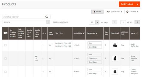 Magento 2 Product Grid Inline Editor Extension Ulmod
