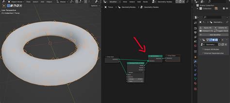 Geometry Nodes Donut Disappears When Adding Sprinkles Blender Stack
