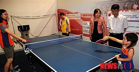 탁구 머신 체험