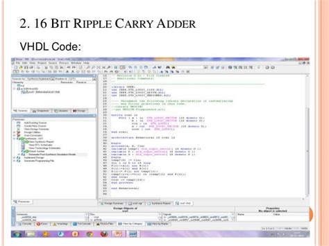 4 Bit Ripple Carry Adder Vhdl Code For Full