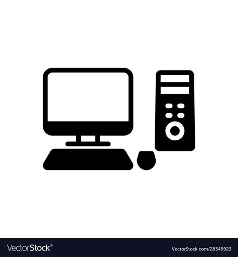 Pc Royalty Free Vector Image Vectorstock