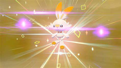 Pokemon Sword And Shield Ultra Shiny Level 1 Scorbunny 6iv Ev Trained