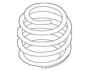 2005-2019 Volkswagen Coil Spring 1K0-411-105-AQ | VW Direct Auto Parts