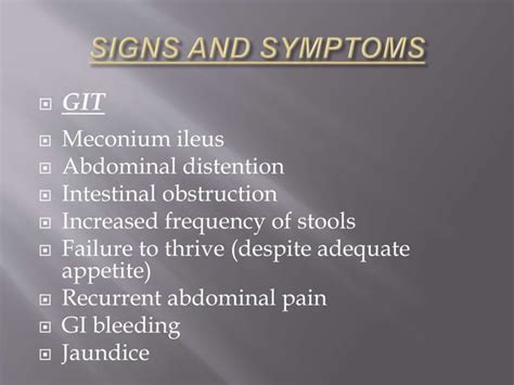 Cystic Fibrosis Causes Symptoms And Treatment Ppt