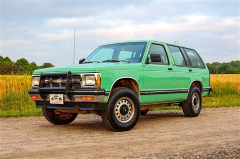 No Reserve 1993 Chevrolet S 10 Blazer Tahoe 4x4 5 Speed For Sale On