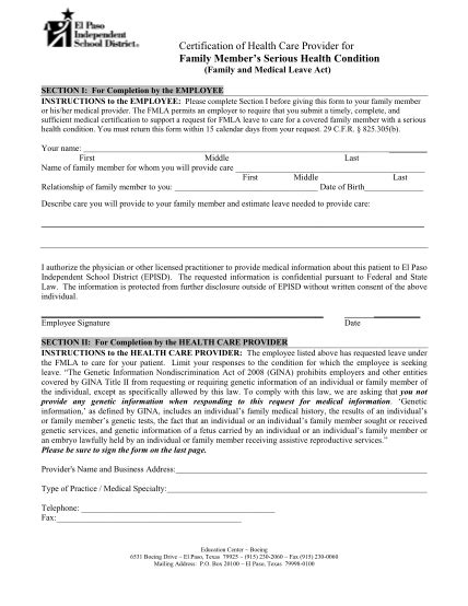 75 Fmla Printable Forms Page 2 Free To Edit Download And Print Cocodoc