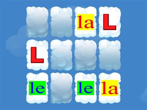 Letra L Kinder Matching Pairs