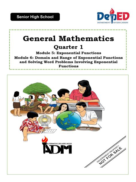 Gen Math Q1 Mod5 6 Simplified Exponential Fn Word Problems Pdf Function Mathematics