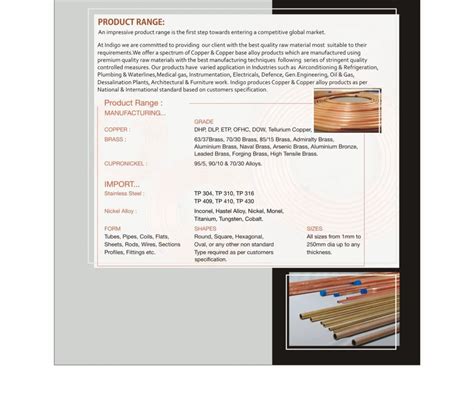 Mumbai Chrome Copper Pipe For Drinking Water 05 Inch At ₹ 1200kg In Mumbai