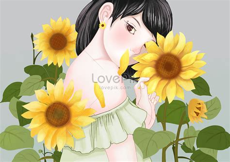 초여름 일러스트 무료 다운로드 Lovepik