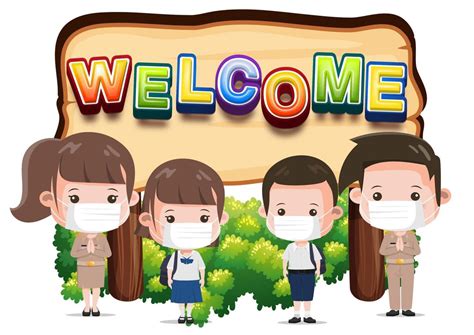 แบบป้าย ยินดีต้อนรับ ️ ห้องสื่อการสอนครูบาส