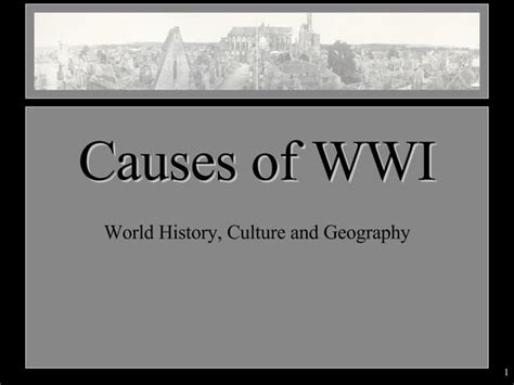 Causes Wwi Ppt