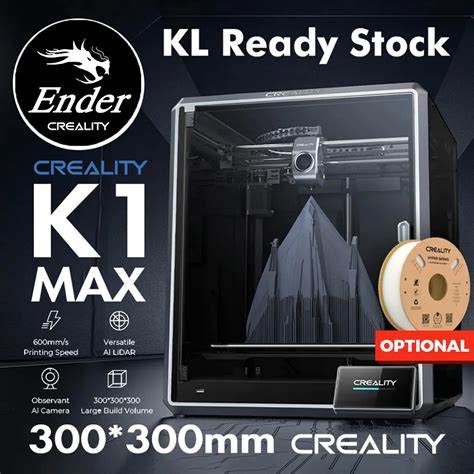 CREALITY 3D 600 Mm S 220x220x250mm 300x300x300mm K1 MAX