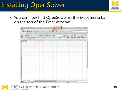 Opensolver Installation Open Solver Jsntalletion Pptx Operating Systems Computer Software