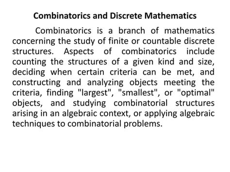 Combinatorial Analysispptx