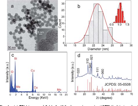 figure 1 from facile synthesis of ultrasmall monodisperse raisin bun