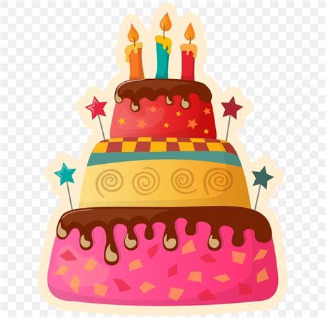 Birthday Cake Vector Clip Art