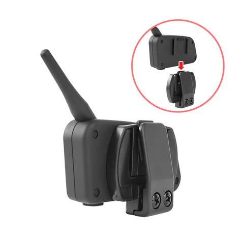 2 Pieces Set Ejeas V4 Plus Motorcycle Helmet 4 Way Intercom Headsets