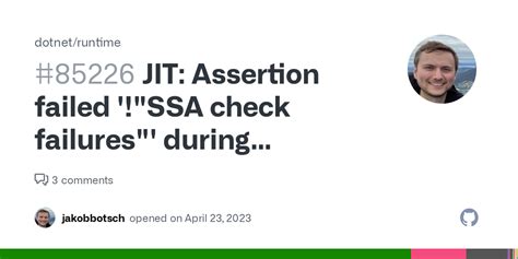 JIT Assertion Failed SSA Check Failures During Redundant Branch Opts Issue