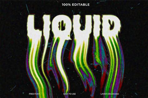 Premium Psd Liquid Text Style