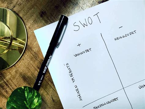 Miten Ja Miksi Tehdä Swot Analyysi